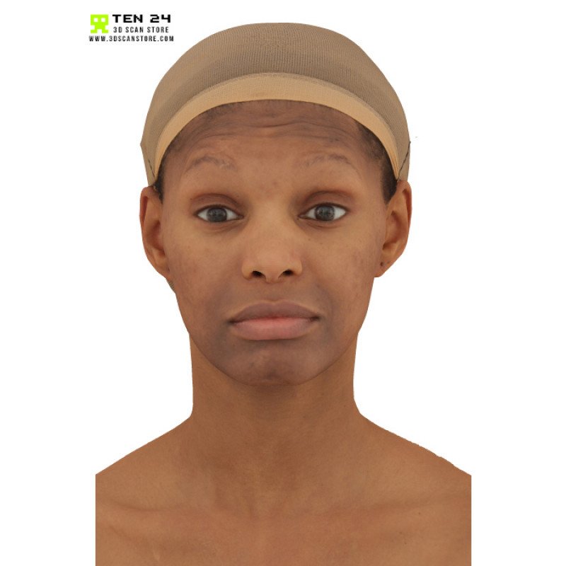 Female 03 Facial Raw Expressions Models 3d | 3dscanstore.com